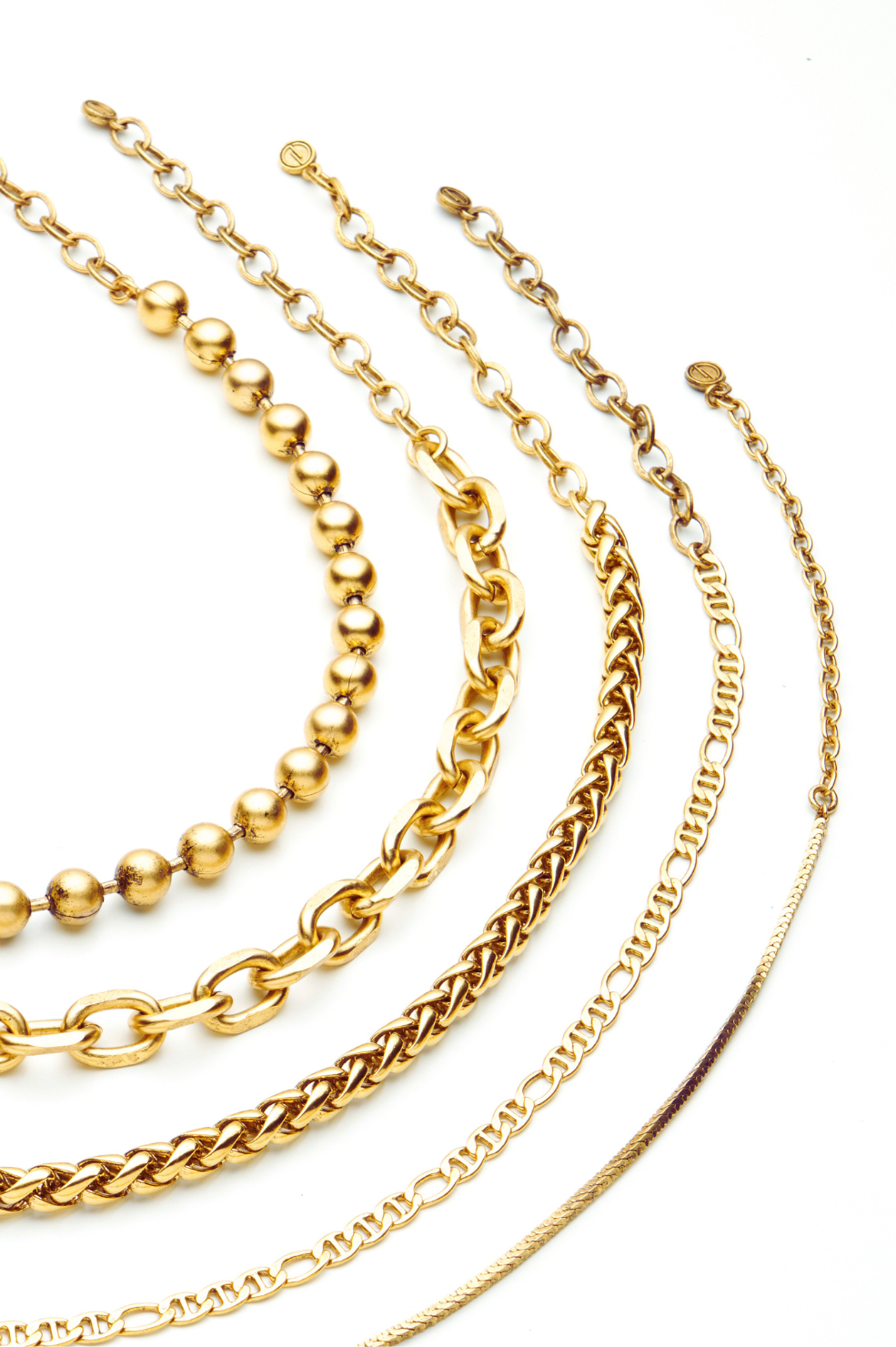 DYLANLEX Chain Necklace | 18k Gold Plated | Layerable | Vintage Style ...